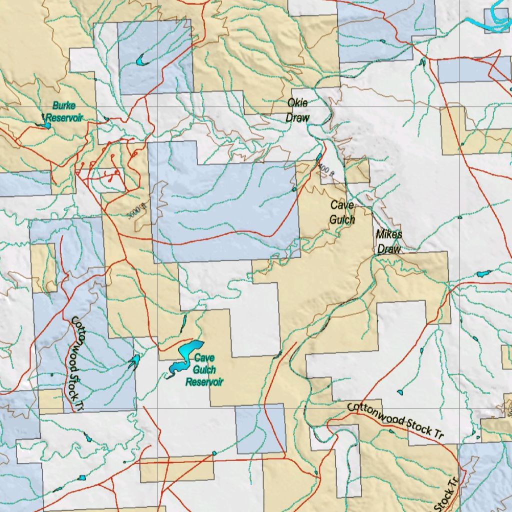 Wy Antelope Unit 73 Concentrations and Land Ownership Map by Wyoming ...