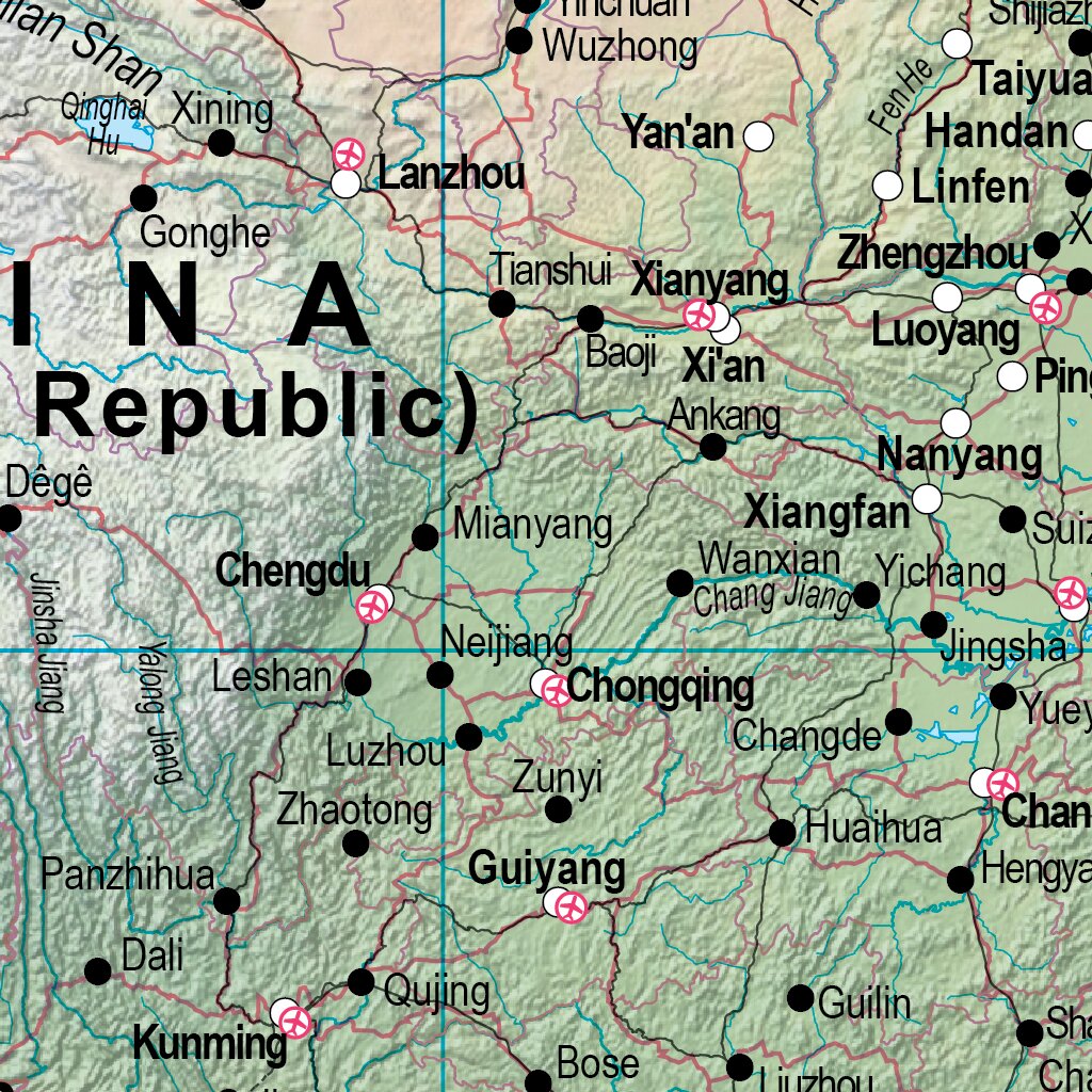 XYZ Huge World Physical iMap 1:20m Scale - 2025 Map by XYZ Maps | Avenza Maps