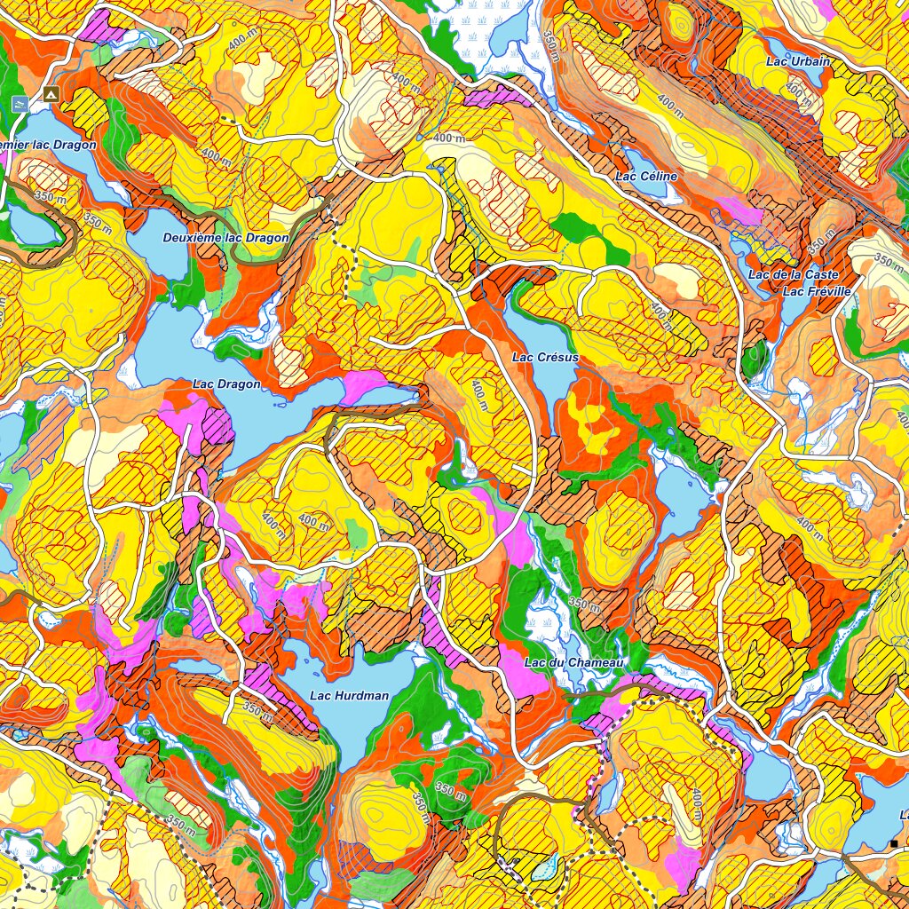 iFaune - Orignal et ours noir - Zec Maganasipi (2025) Map by Zecs Quebec | Avenza Maps