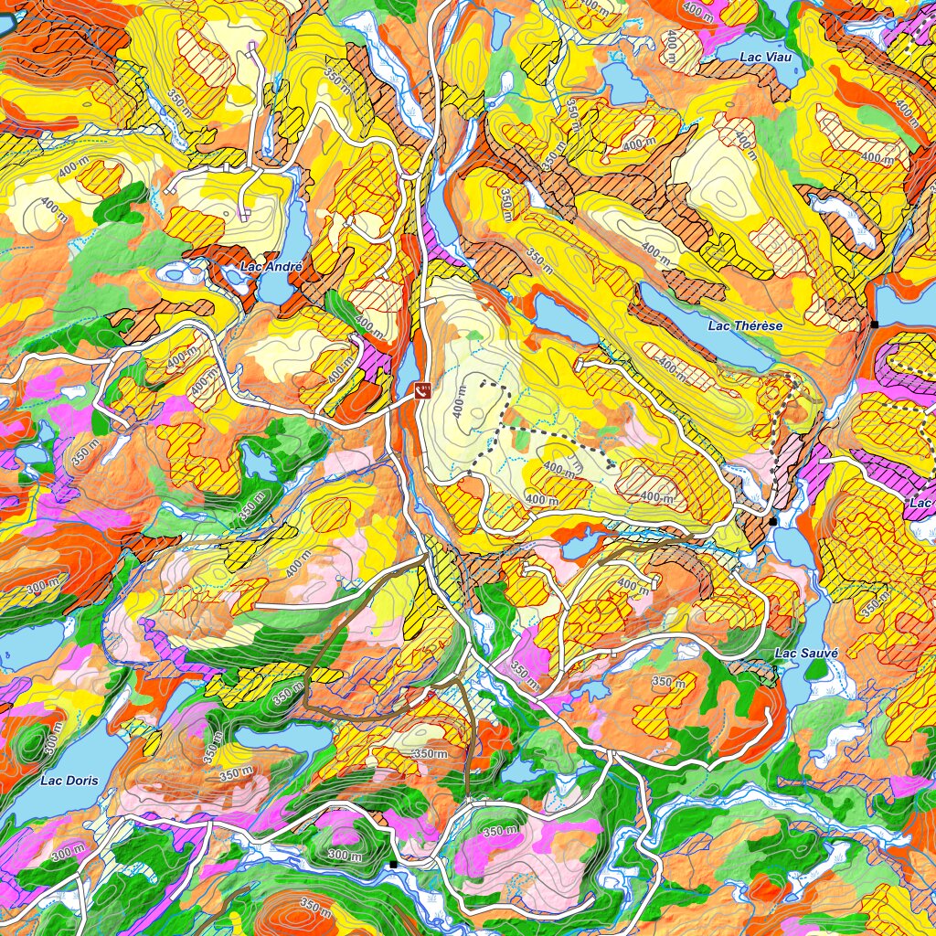 iFaune - Orignal et ours noir - Zec Maganasipi (2025) Map by Zecs Quebec | Avenza Maps