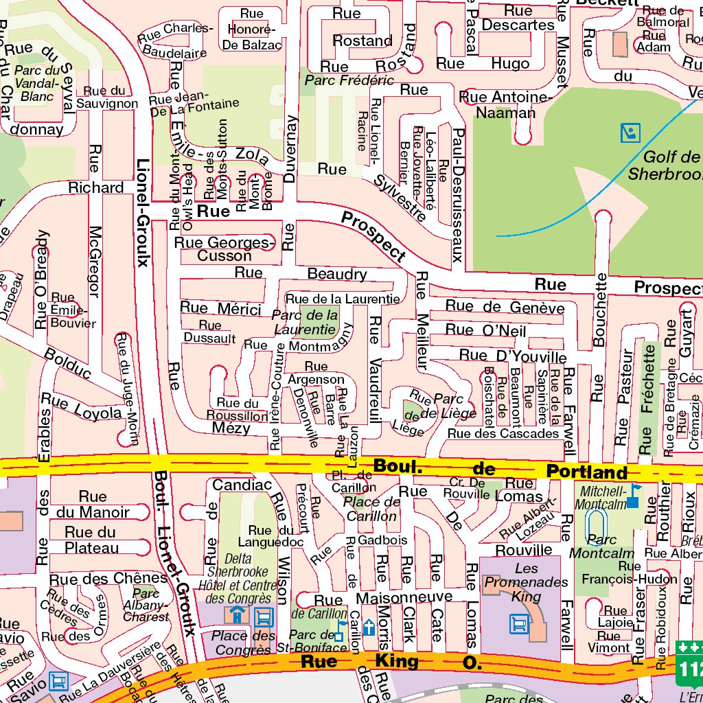 Sherbrooke, QC Map by Mapmobility Corp. | Avenza Maps