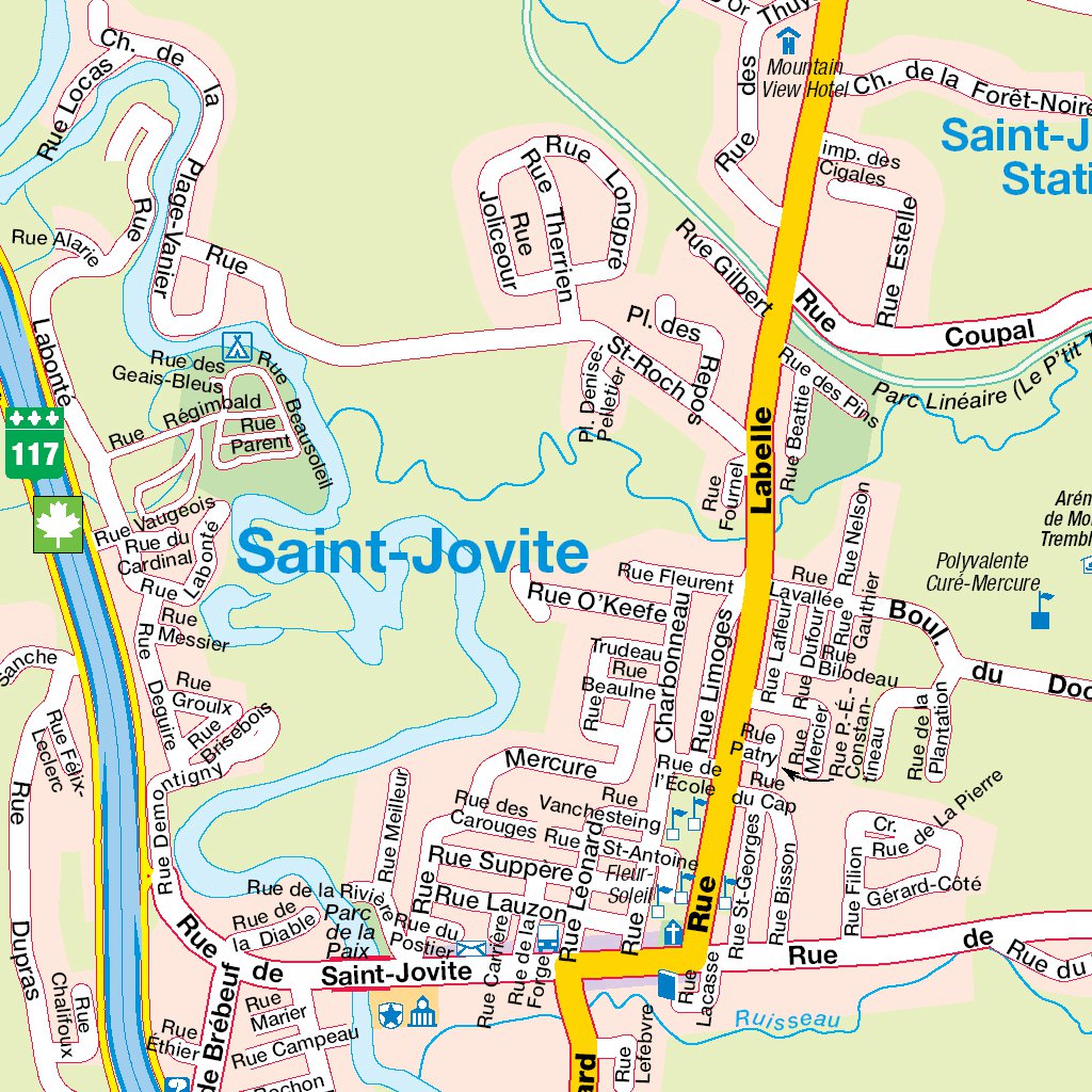 Mont-Tremblant, QC Map by Mapmobility Corp. | Avenza Maps