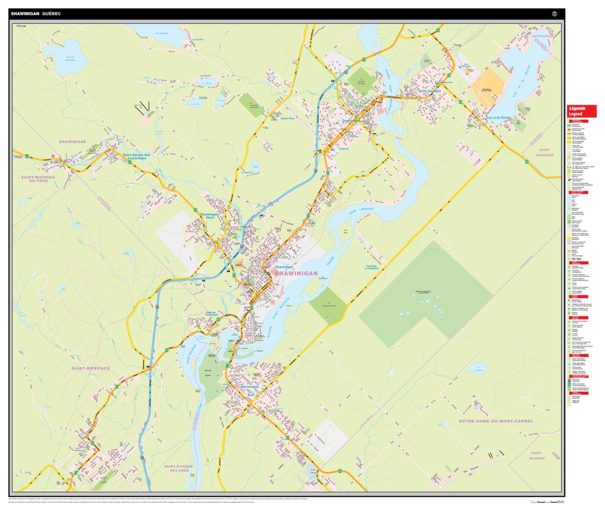 Shawinigan, QC Map by Mapmobility Corp. | Avenza Maps