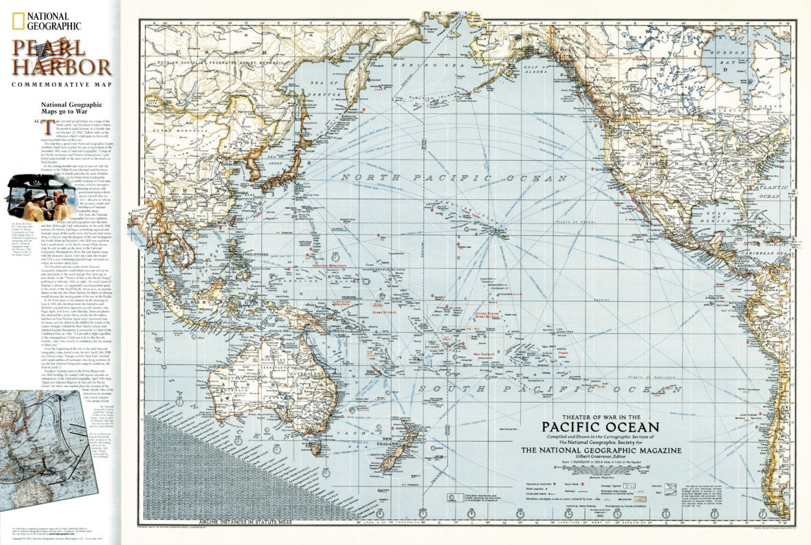 Pearl Harbor/Pacific Theater Map by National Geographic | Avenza Maps