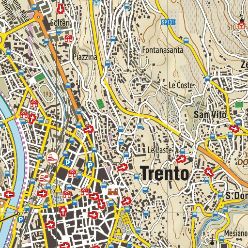 17. Trento Map by Geoforma FZE | Avenza Maps