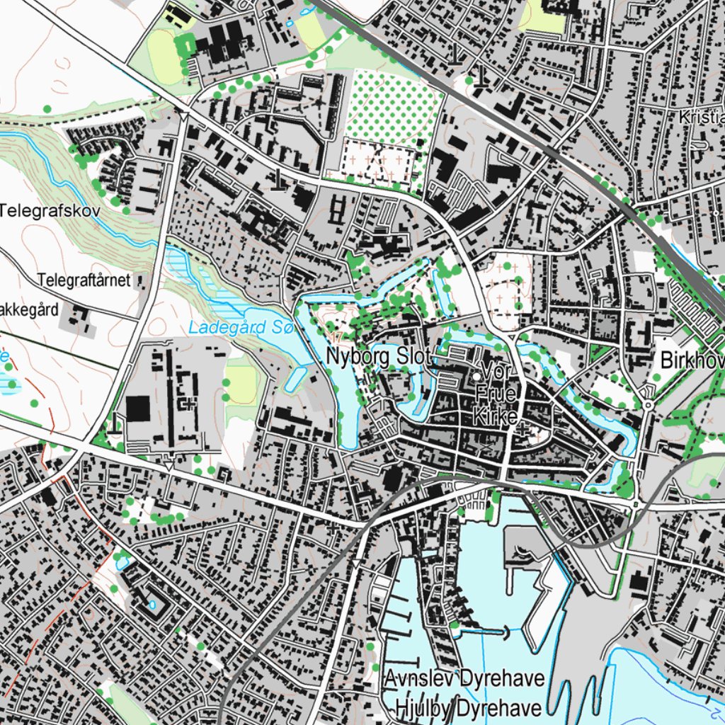 61_Nyborg_kommune_DK Map by OnlyMaps.dk | Avenza Maps