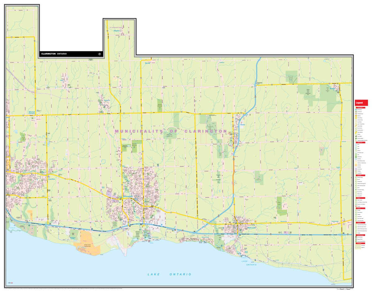 Clarington, ON Map by Mapmobility Corp. | Avenza Maps