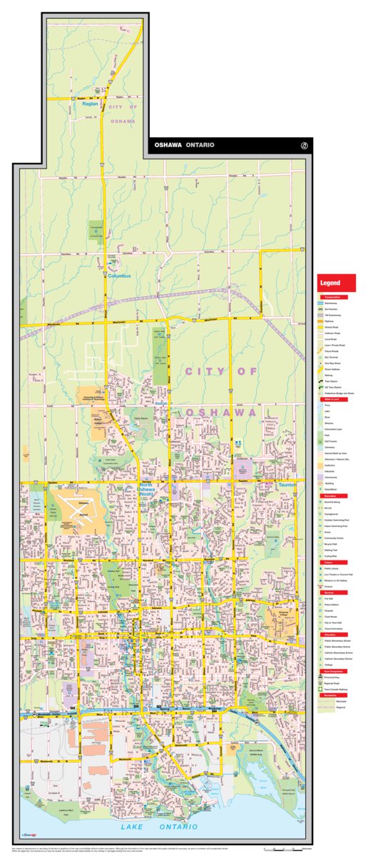 Oshawa, ON Map by Mapmobility Corp. | Avenza Maps