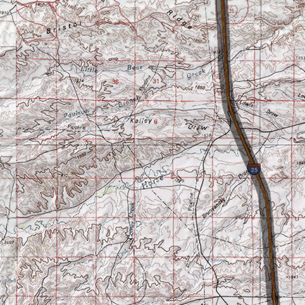 HuntData Wyoming Topo Map for Elk Unit 3S by HuntData LLC | Avenza Maps