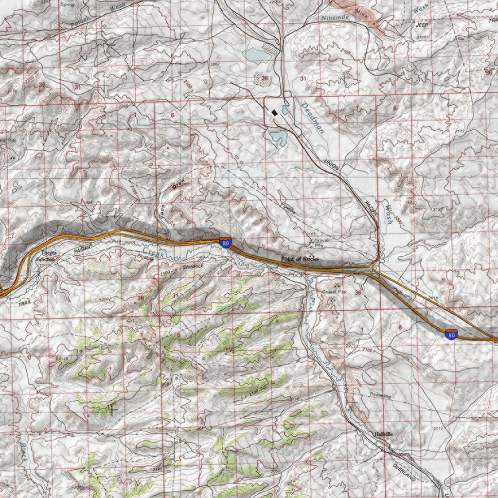 HuntData Wyoming Topo Map for Elk Unit 100e by HuntData LLC | Avenza Maps