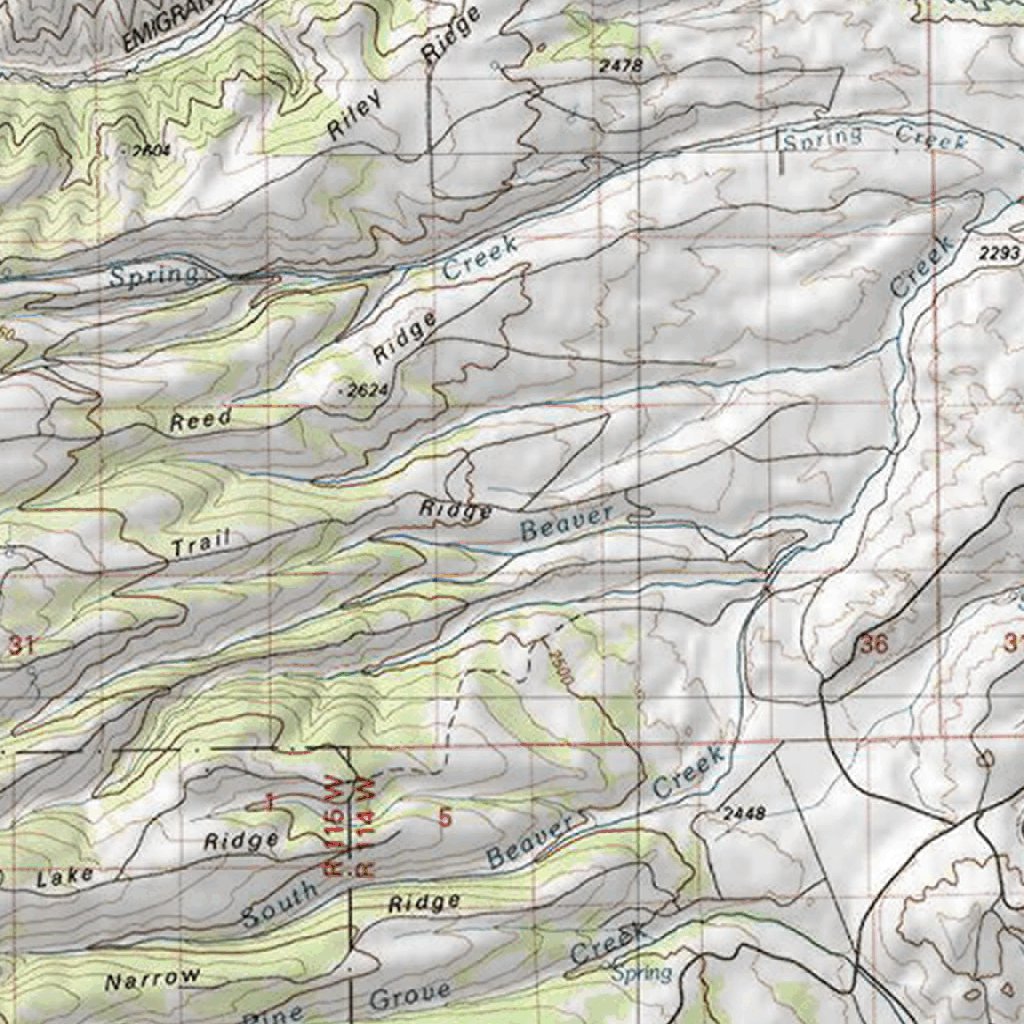 HuntData Wyoming Topo Map for Elk Unit 94 by HuntData LLC | Avenza Maps