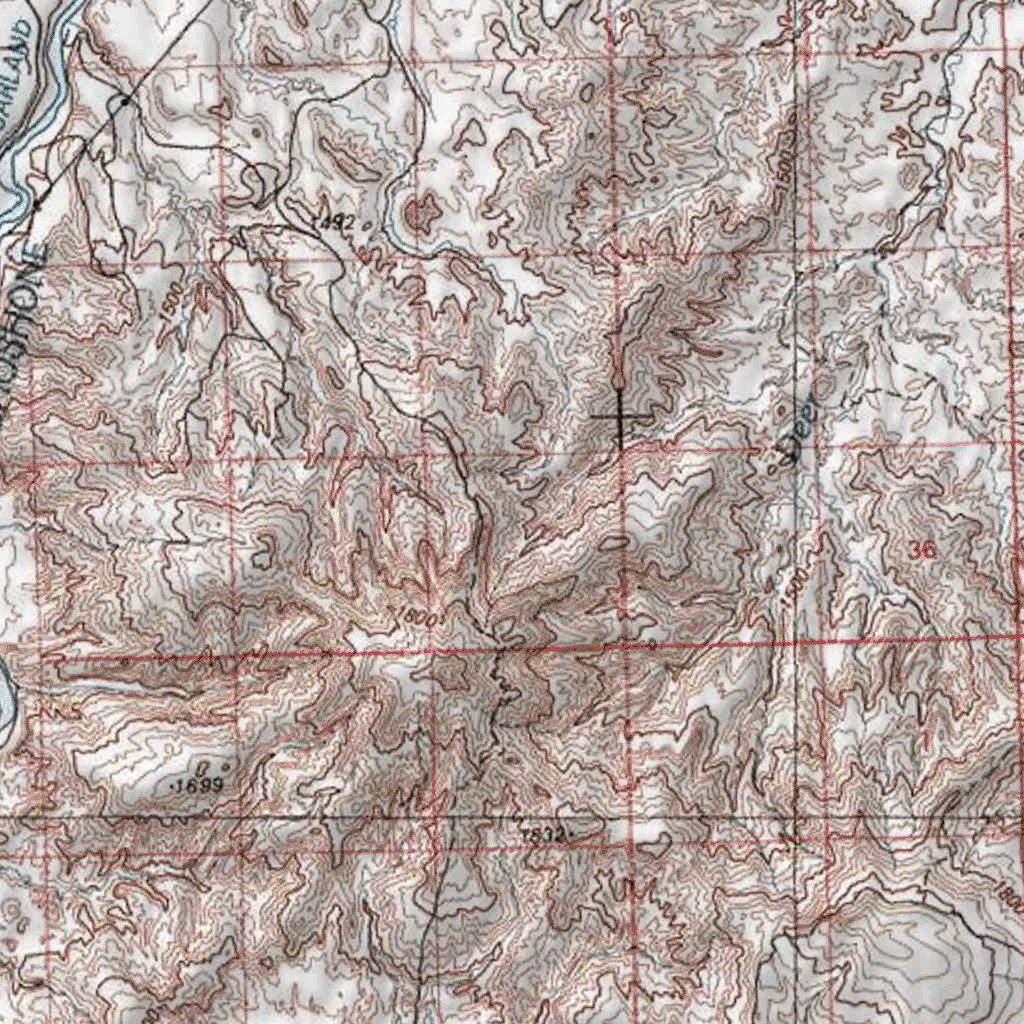 HuntData Wyoming Topo Map for Elk Unit 54w by HuntData LLC | Avenza Maps