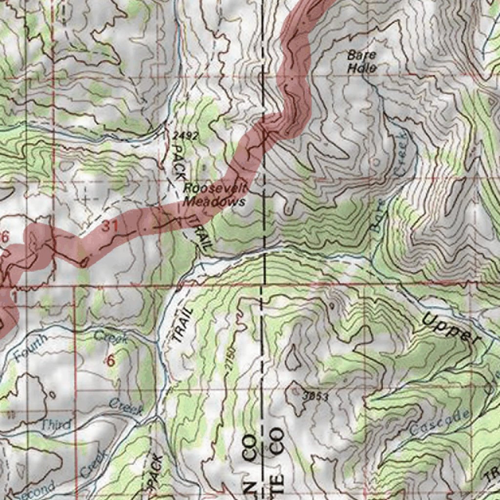 HuntData Wyoming Topo Map for Elk Unit 92 by HuntData LLC | Avenza Maps