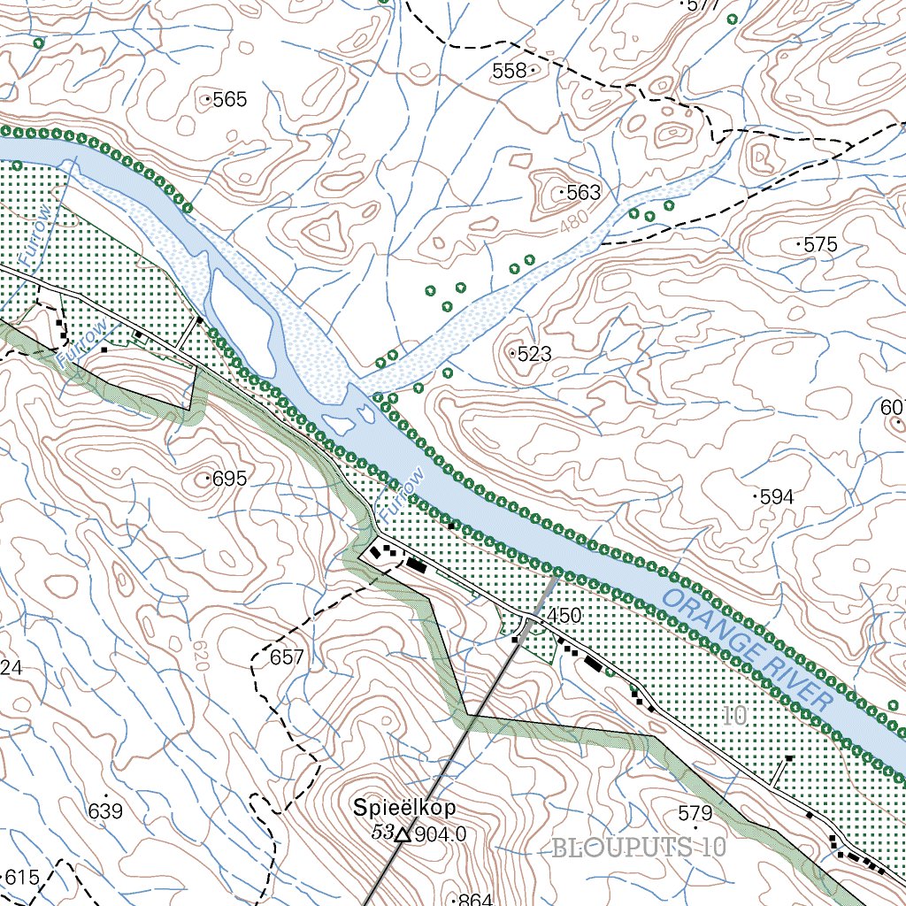 2820AC, 2819BD RIEMVASMAAK(WES) Map by Chief Directorate: National Geo-spatial Information ...