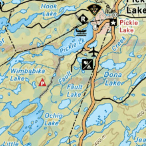 Map74 Pickle Lake - Northwestern Ontario Map by Backroad Mapbooks ...