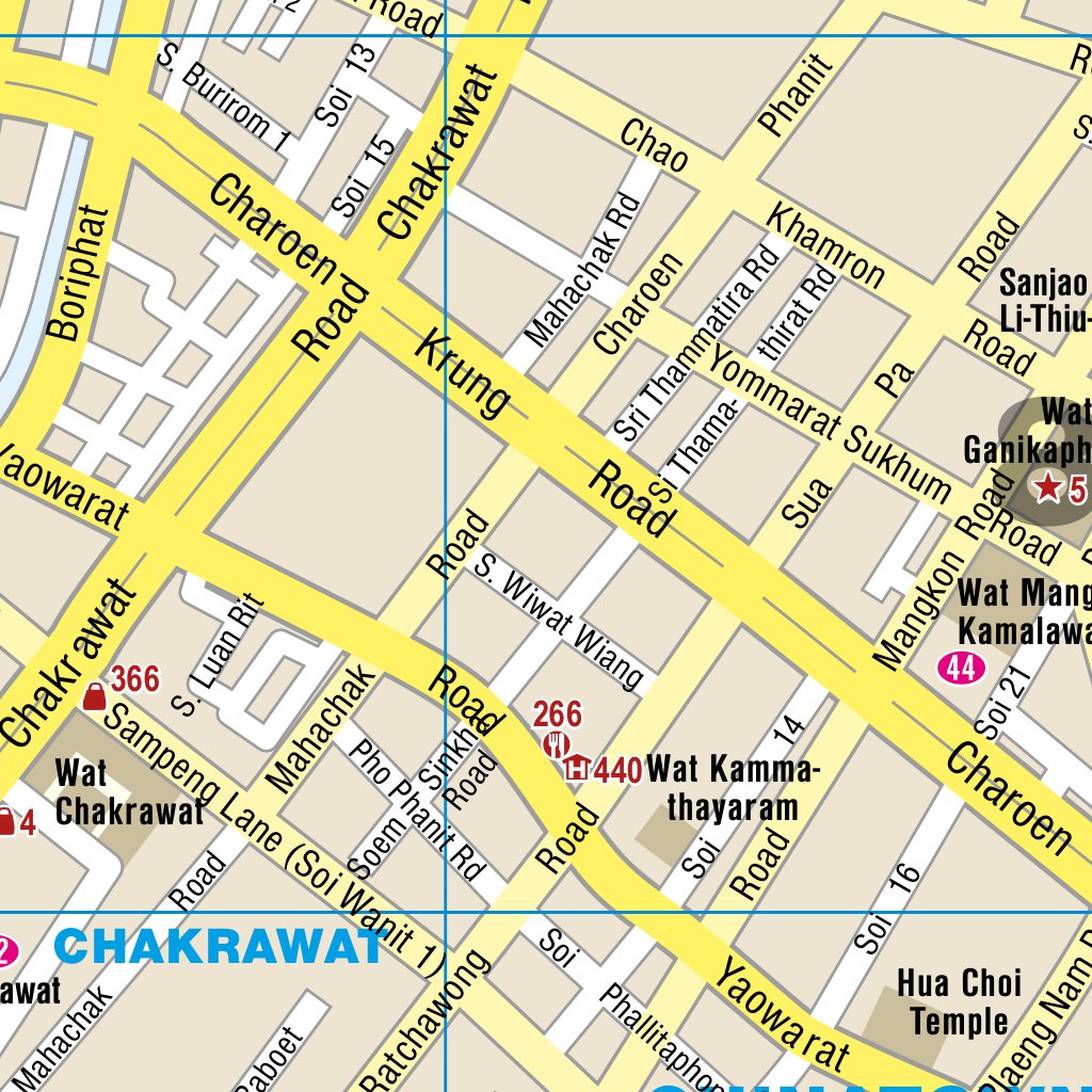 Citymap Bangkok 2016 Plus Map by Reise Know-How Verlag Peter Rump GmbH | Avenza Maps