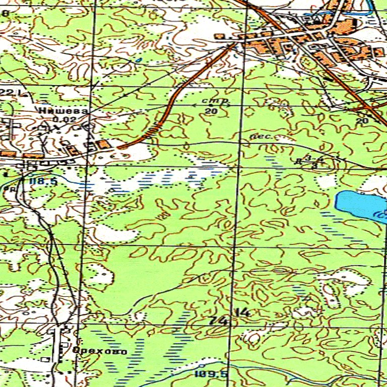 Soviet Genshtab: o35-058-4 Map by Avenza Systems Inc. | Avenza Maps