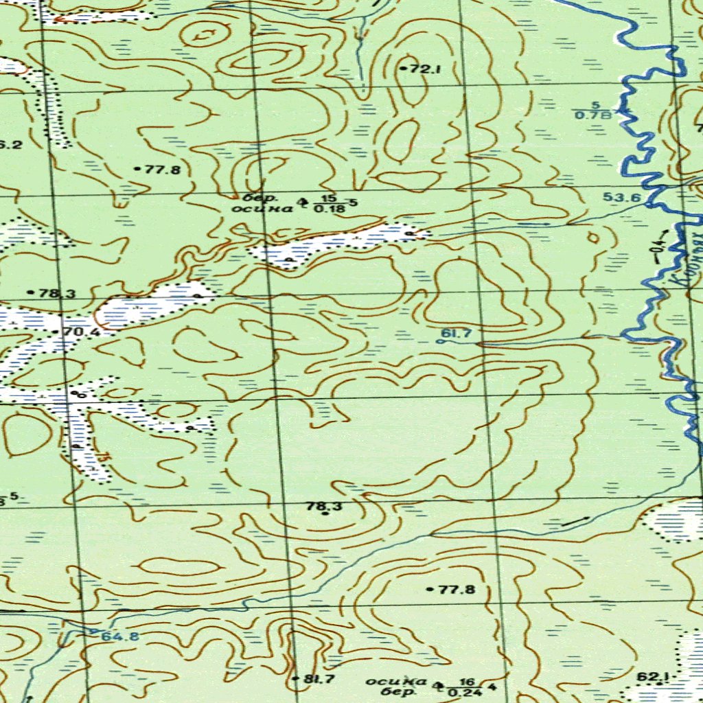Soviet Genshtab: p43-122-3_4 Map by Avenza Systems Inc. | Avenza Maps