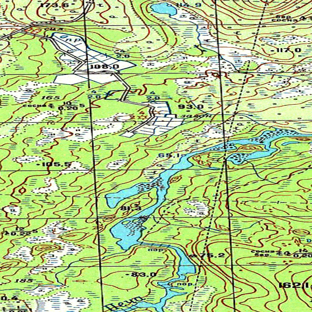 Soviet Genshtab: r36-124-1_2 Map by Avenza Systems Inc. | Avenza Maps