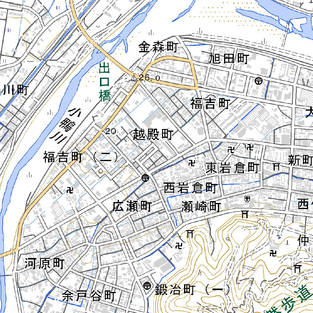 533316 倉吉 （くらよし Kurayoshi）, 地形図 Map by Pacific Spatial Solutions, Inc. | Avenza Maps