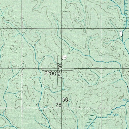 Soviet Genshtab - a33-10 - Central African Republic Map by Avenza Systems Inc. | Avenza Maps