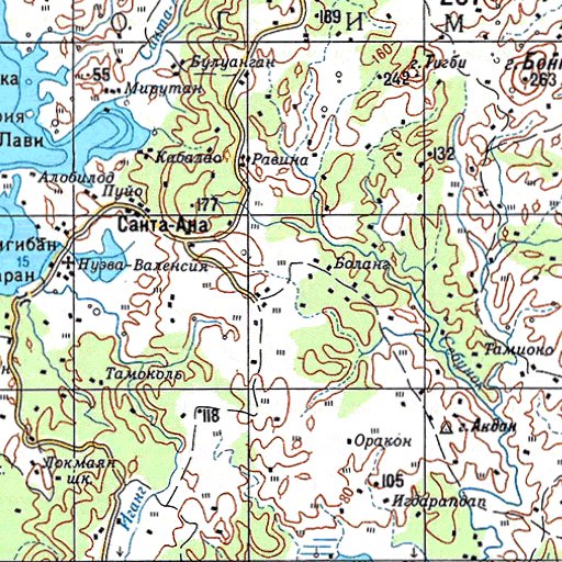 Soviet Genshtab - c51-15 - Philippines Map by Avenza Systems Inc. | Avenza Maps