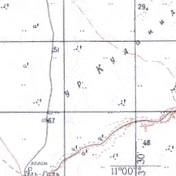 Soviet Genshtab - c38-08 - Somalia Map by Avenza Systems Inc. | Avenza Maps