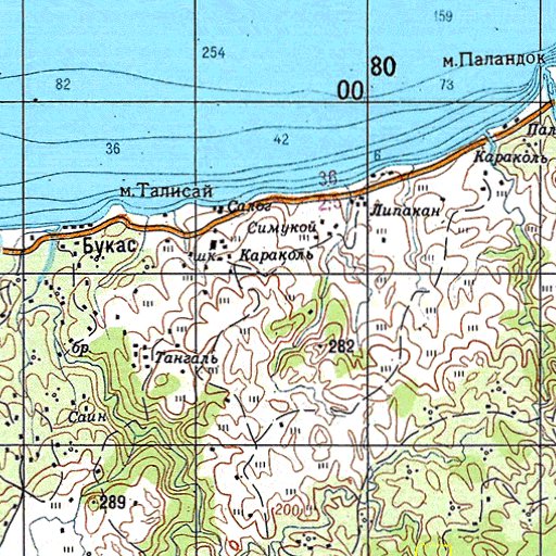 Soviet Genshtab - c51-33 - Philippines Map by Avenza Systems Inc. | Avenza Maps