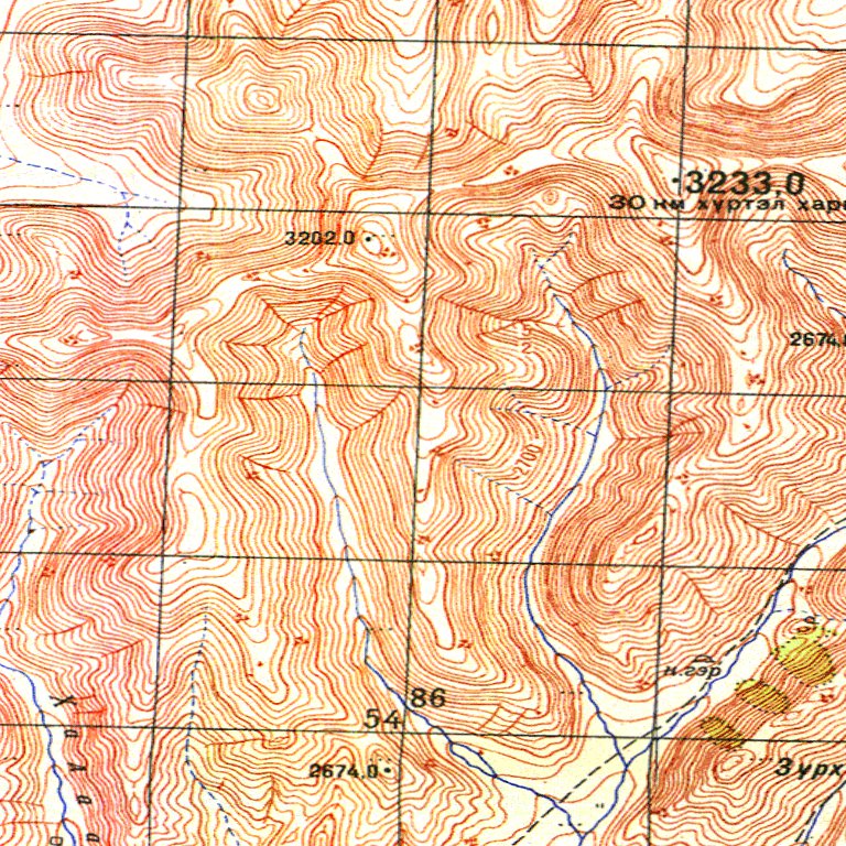 Soviet Genshtab - l47-059 - Mongolia Map by Avenza Systems Inc. | Avenza Maps