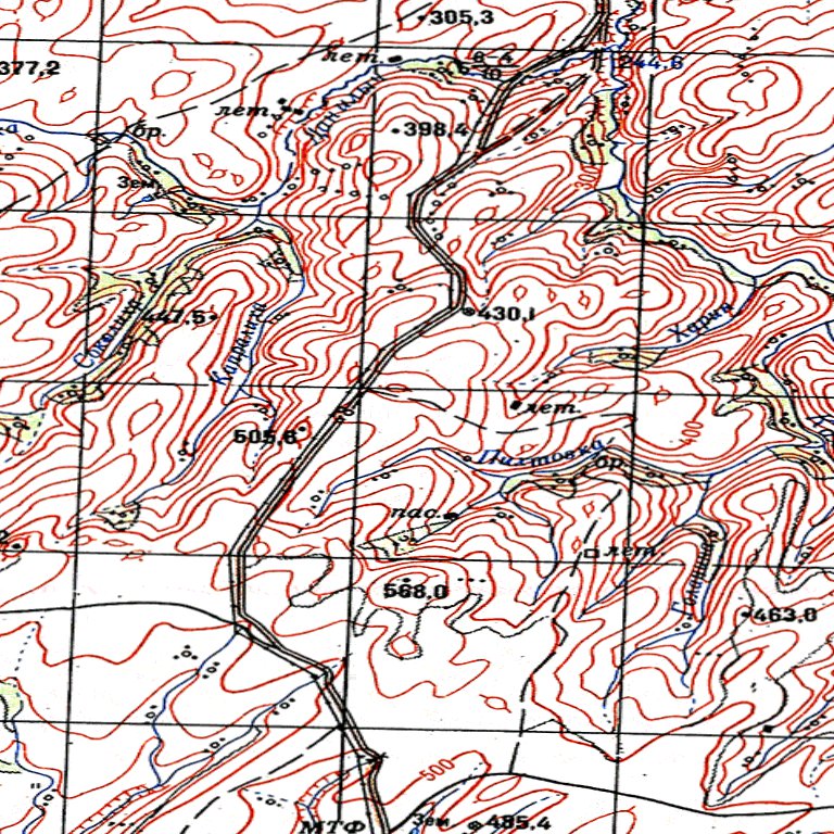 Soviet Genshtab - m44-011--(1973) - Russia Map by Avenza Systems Inc. | Avenza Maps