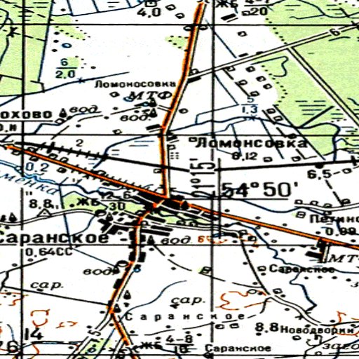 Soviet Genshtab - n34-043--(1987) - Russia Map by Avenza Systems Inc. | Avenza Maps