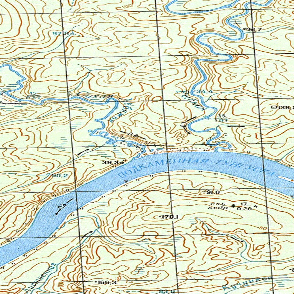 Soviet Genshtab Map - p46-073/074 - Russia by Avenza Systems Inc. | Avenza Maps