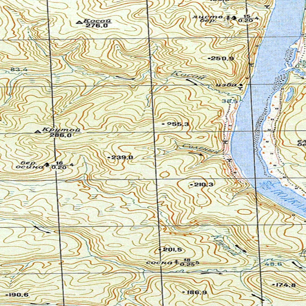 Soviet Genshtab Map - p46-075/076 - Russia by Avenza Systems Inc. | Avenza Maps