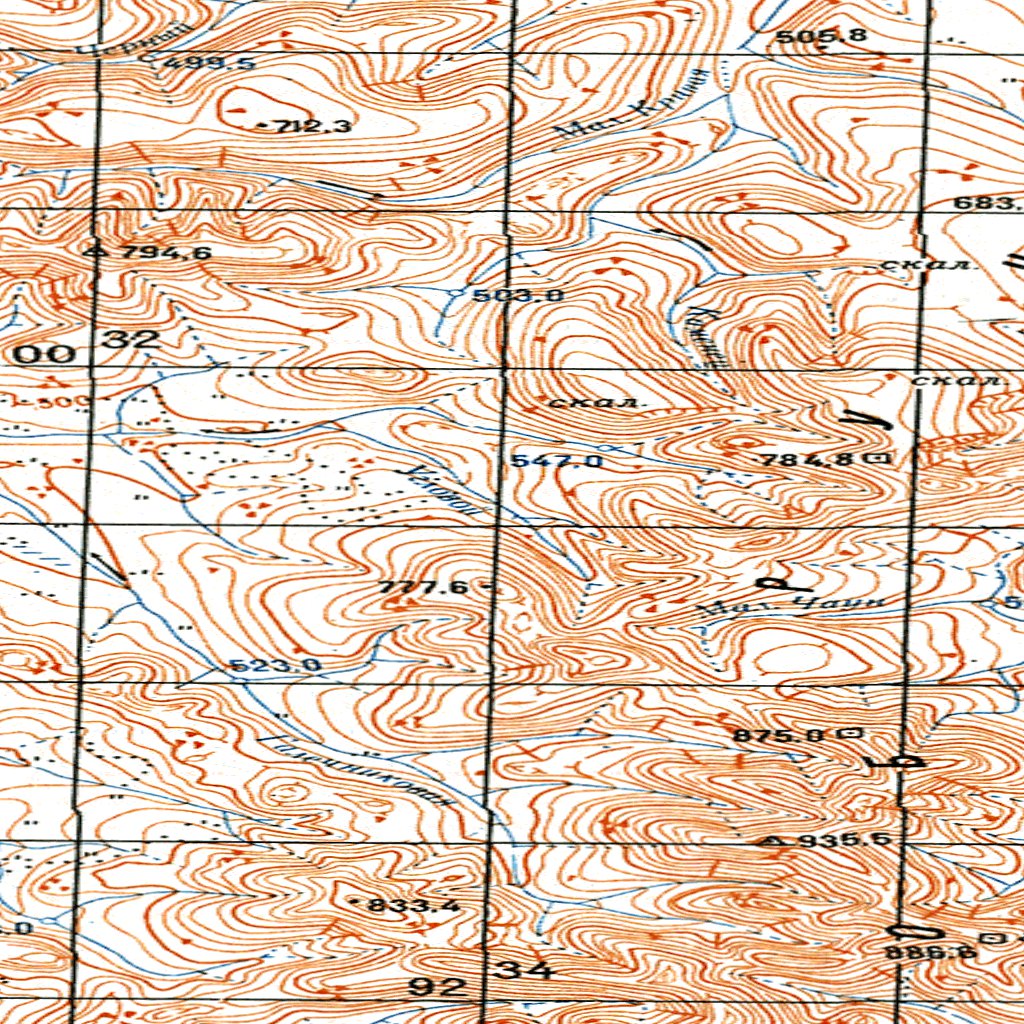 Soviet Genshtab Map - q59-019/020 - Russia by Avenza Systems Inc. | Avenza Maps