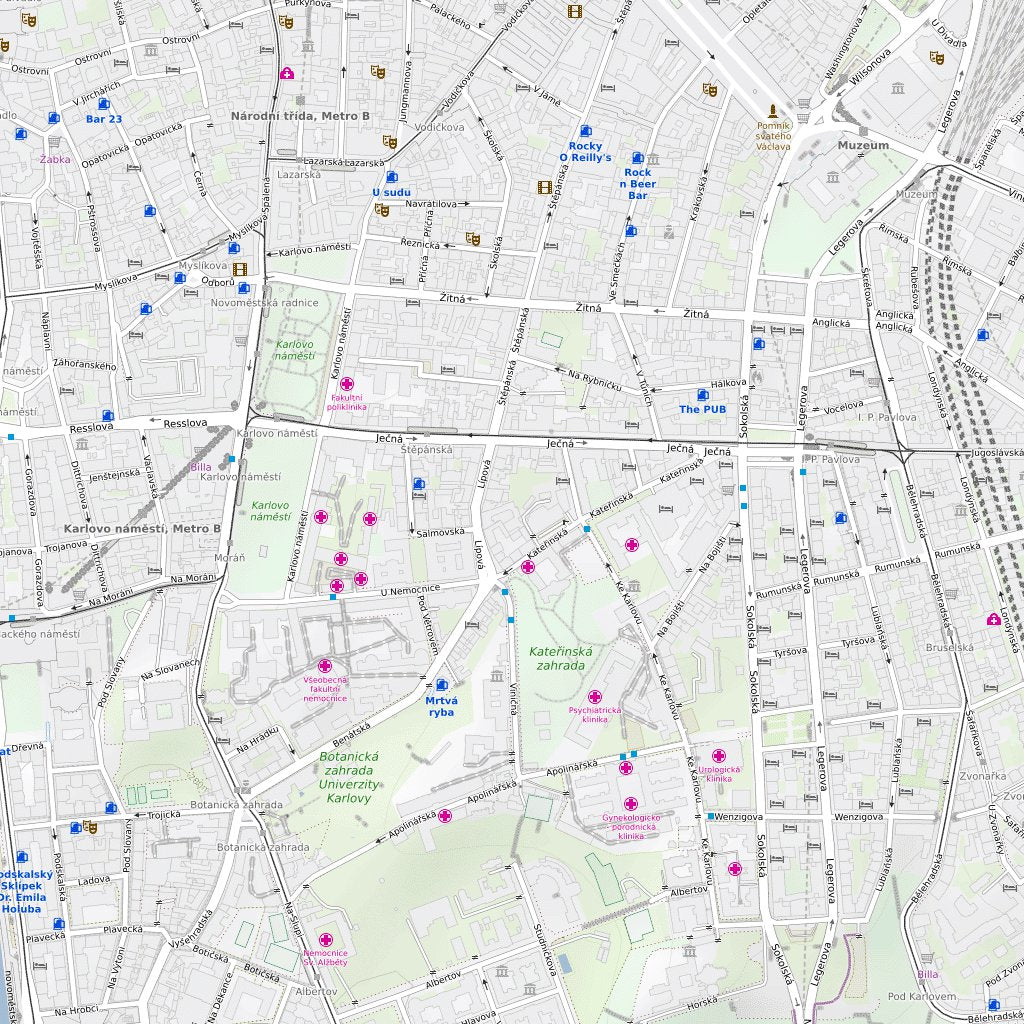 Praha Mountain Bike Trails Map by Trailforks | Avenza Maps