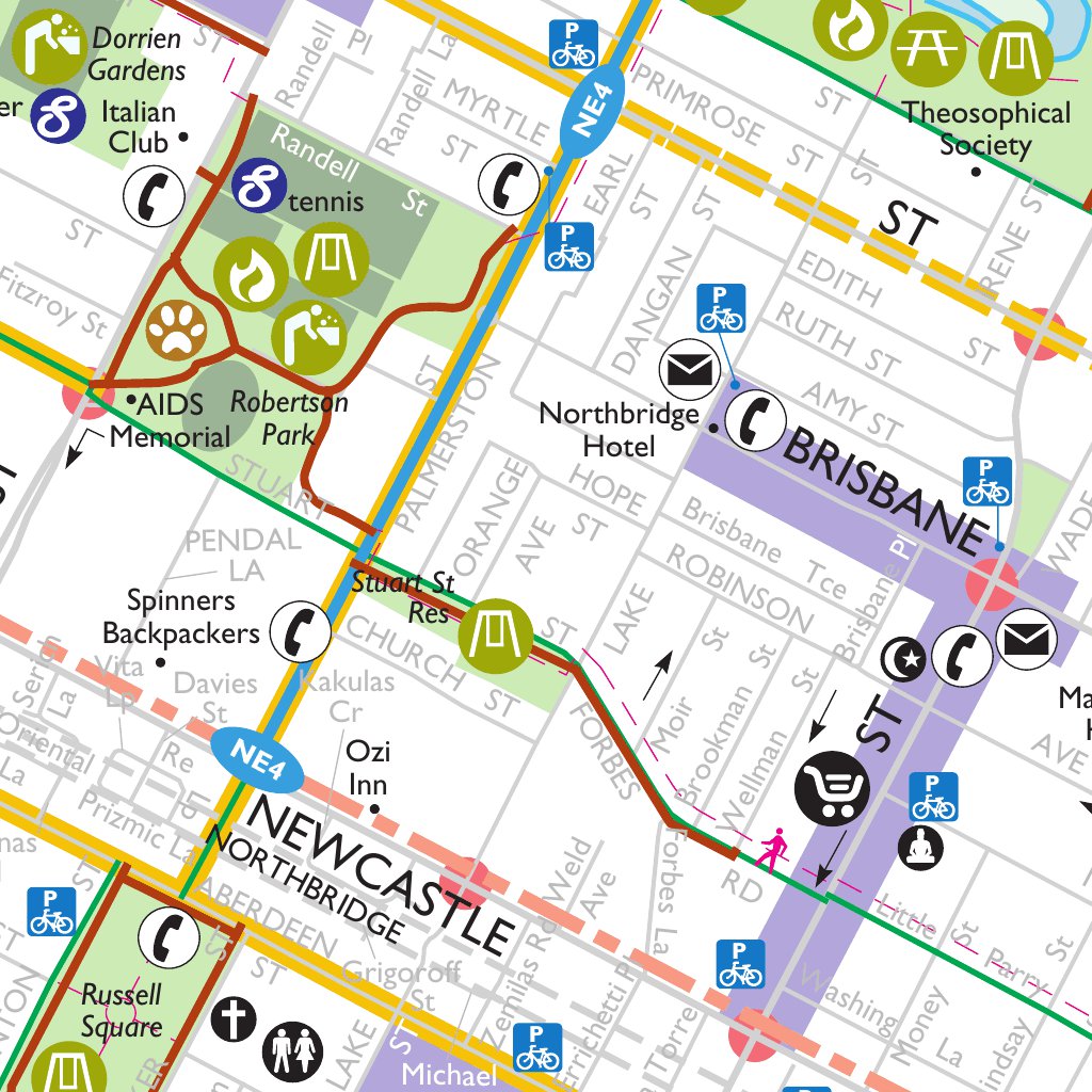 City of Vincent - Walking Cycling Map by Western Australia Department of Transport | Avenza Maps