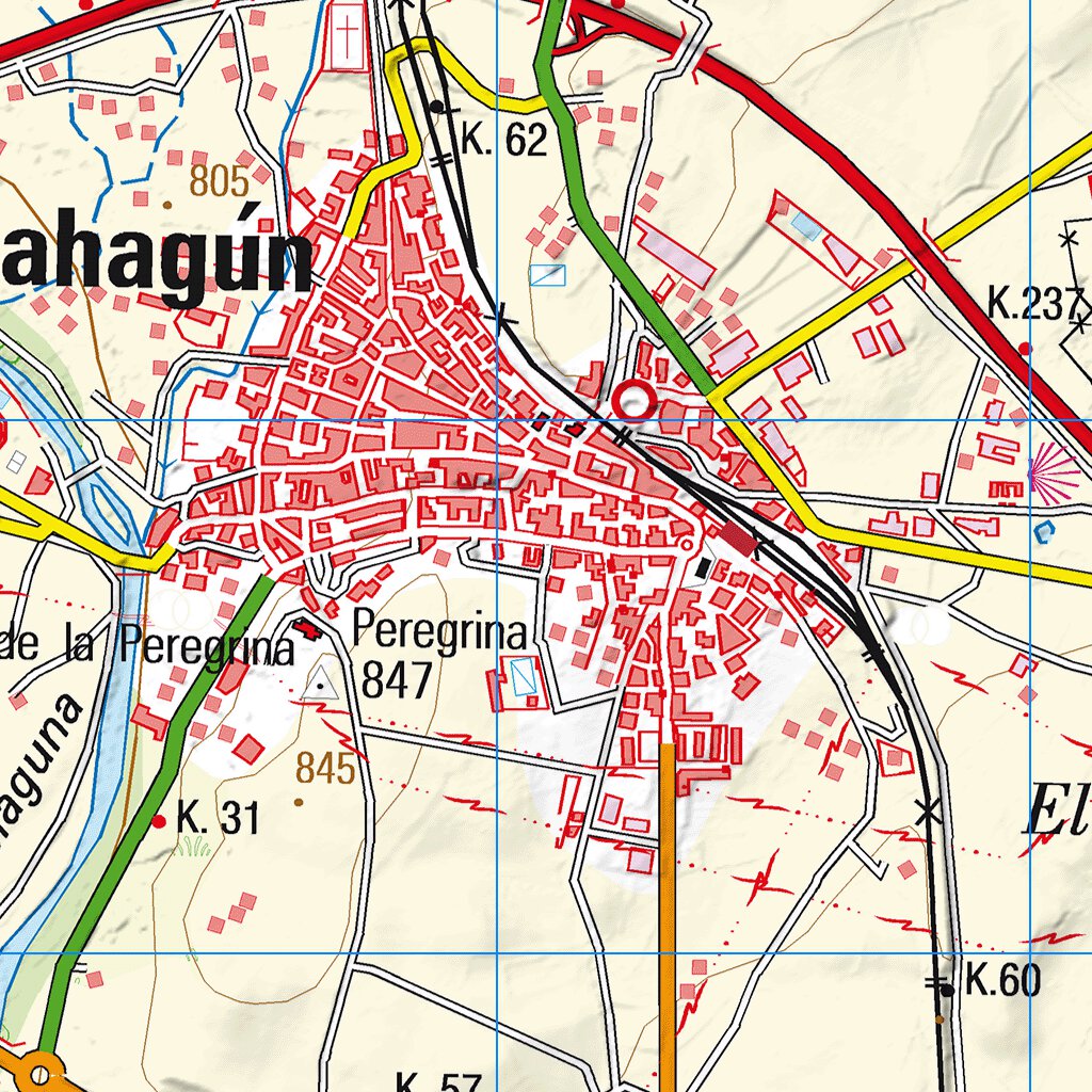 Sahagún (0196) Map by Instituto Geografico Nacional de Espana | Avenza Maps