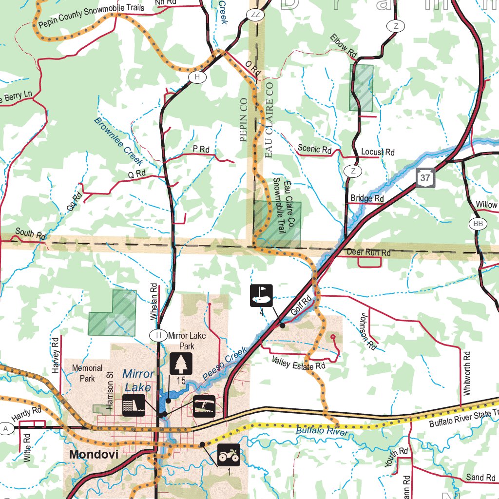 Southern WI All-Outdoors Atlas & Field Guide pg. 062-063 Map by Sportsman's Connection | Avenza Maps