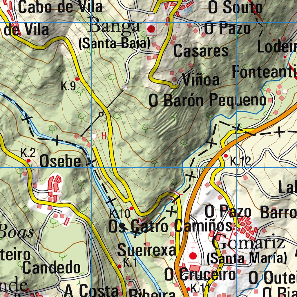 Ourense (0187) Map by Instituto Geografico Nacional de Espana | Avenza Maps