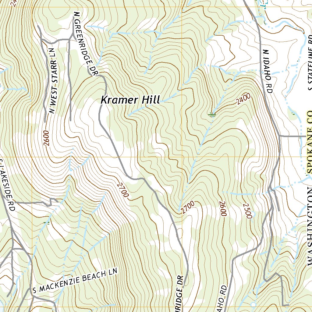 Liberty Lake, WA (2020, 24000-Scale) Map by United States Geological ...