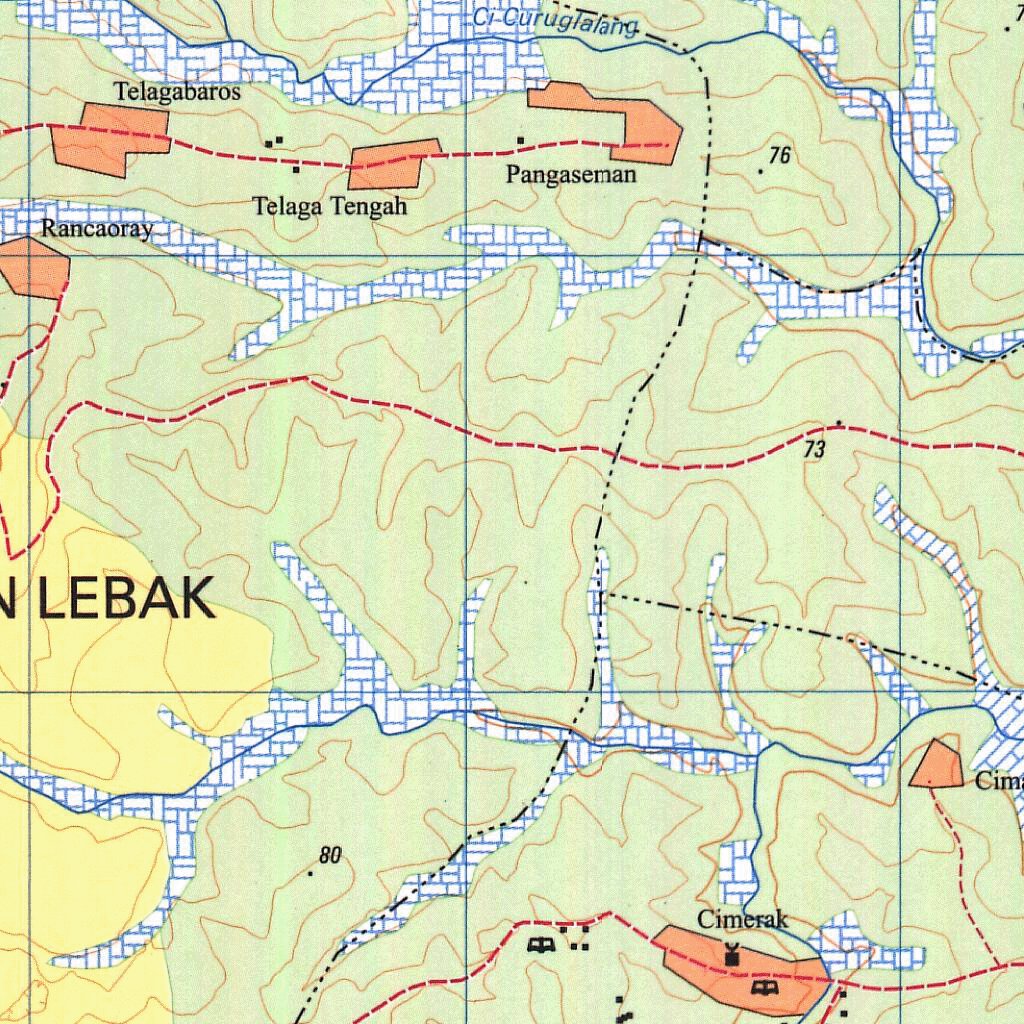 Cikeper (1109-611) Map by Badan Informasi Geospasial | Avenza Maps