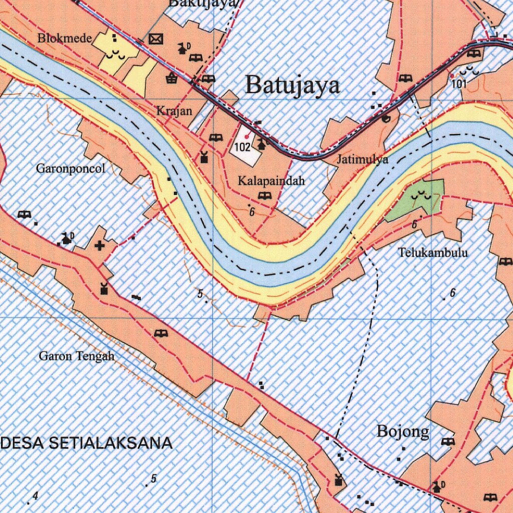 Baujaya (1209-534) Map by Badan Informasi Geospasial | Avenza Maps