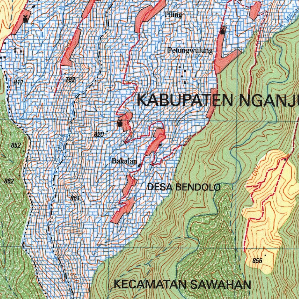 Kare (1508-232) Map by Badan Informasi Geospasial | Avenza Maps
