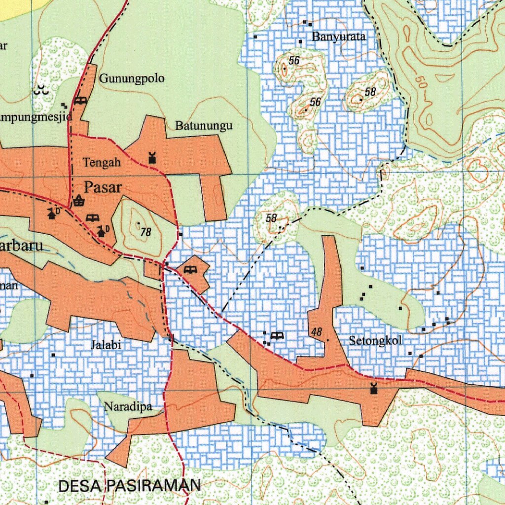 Arjasa (1709-323) Map by Badan Informasi Geospasial | Avenza Maps