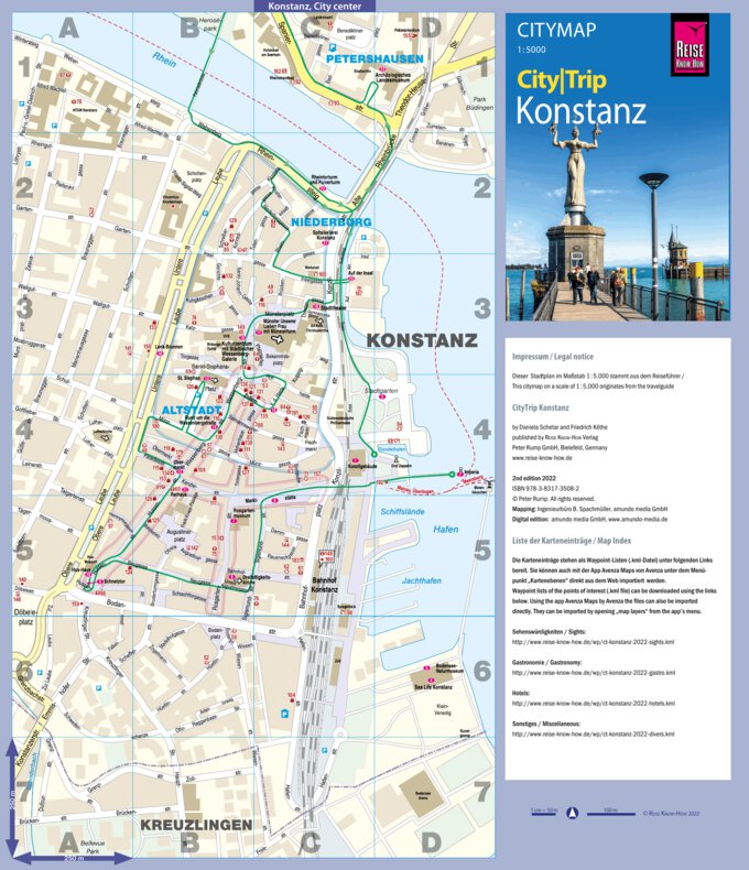 Fabelhafte Konstanz Stadtplan Mit Sehenswurdigkeiten Ebenbild