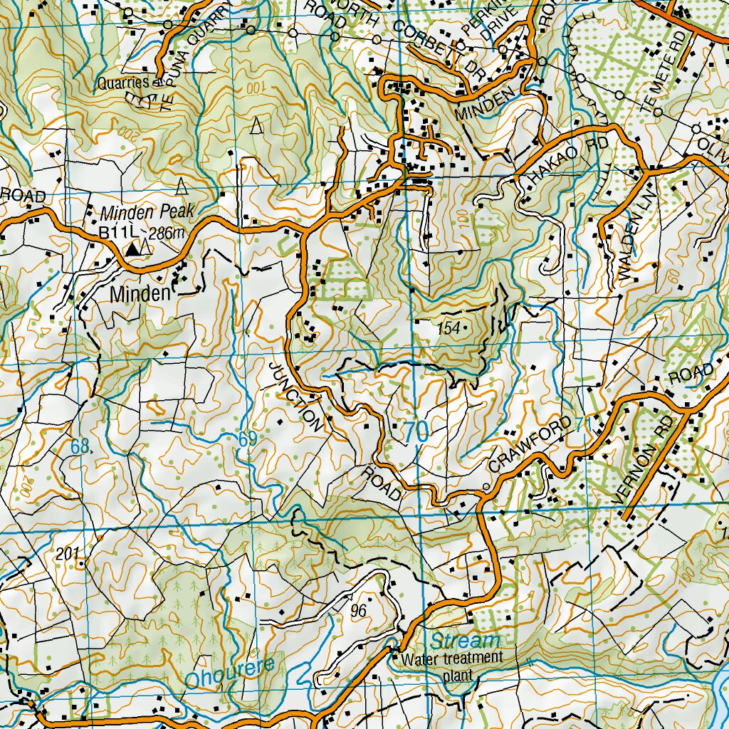BD36 - Lower Kaimai Map by Land Information New Zealand | Avenza Maps