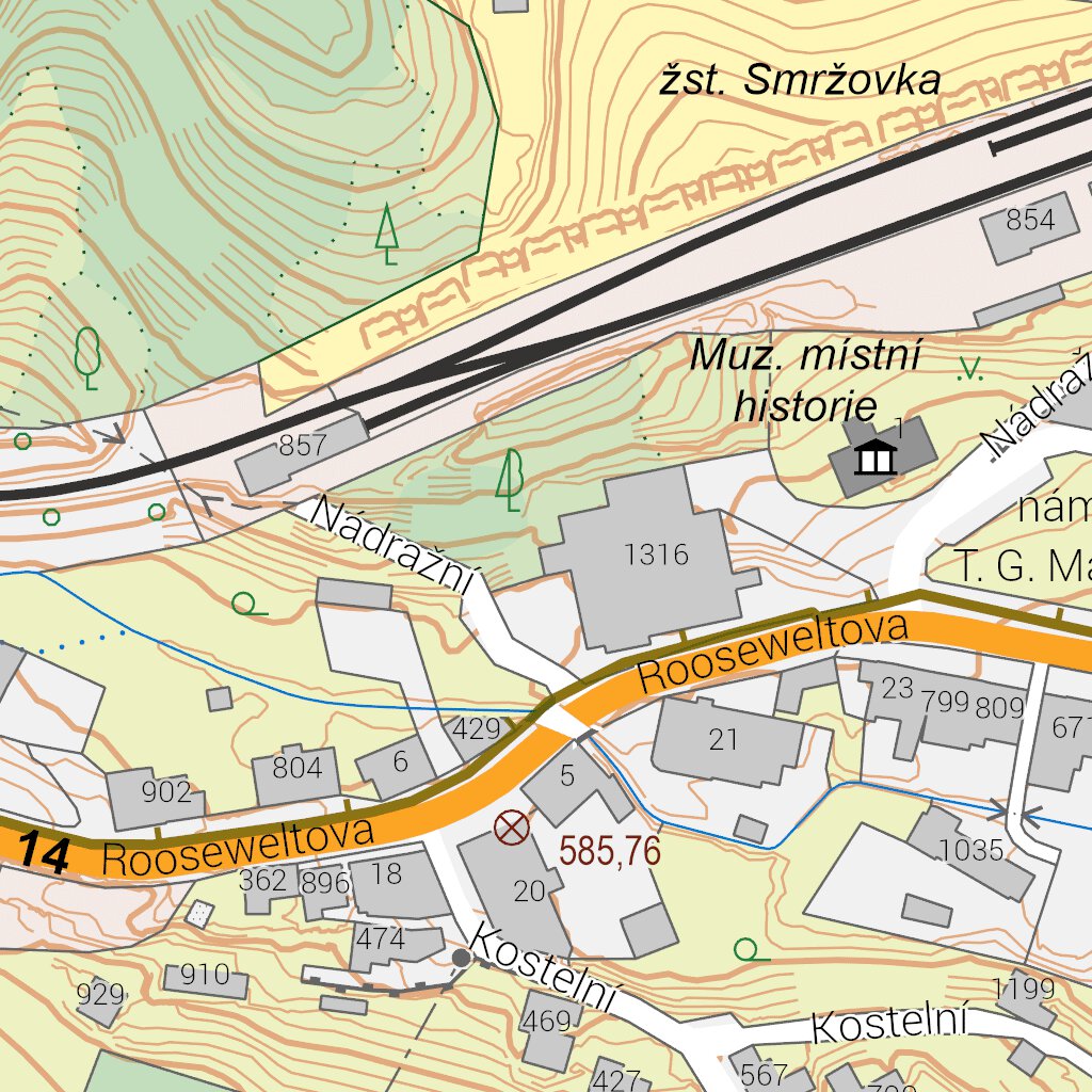 Liberec (0205-B-25-4) Map by Cesky urad zememericky a katastralni | Avenza Maps