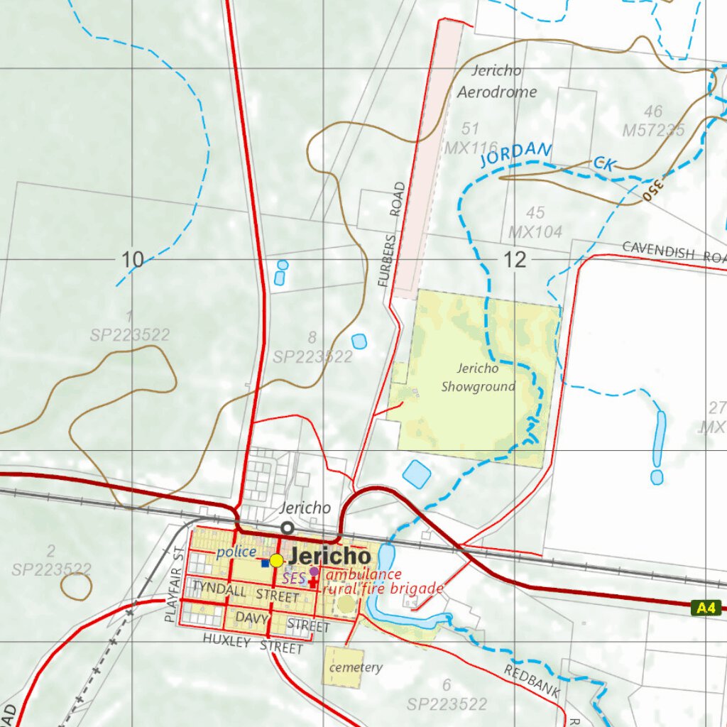 Jericho (8150-4) Map by Department of Resources | Avenza Maps