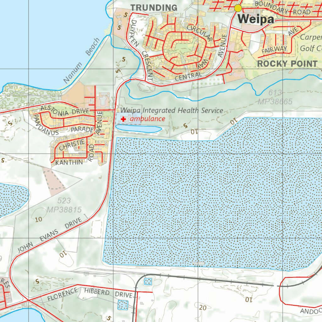 Weipa (7272-1) Map by Department of Resources | Avenza Maps