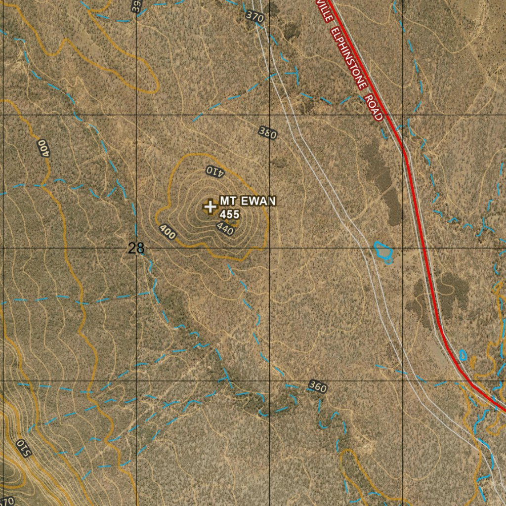 Mount Ewan (8555-3i) Map by Department of Resources | Avenza Maps